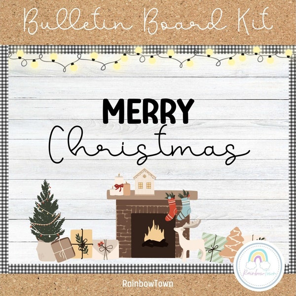 Christmas Bulletin Board Kit - Etsy