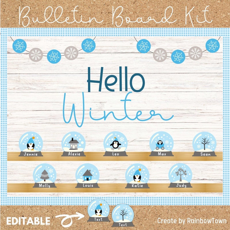 Snow Globe Bulletin Board - Etsy