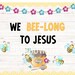 We BEE- Long to Jesus Spring Bulletin Board Kit Classroom Décor ...