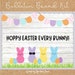 Easter Bunny Bulletin Board Kit Spring Door Decor March-april Classroom ...