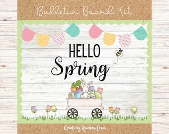 Easter Bulletin Board Kit, Easter Egg Bulletin Board, Spring Bulletin ...