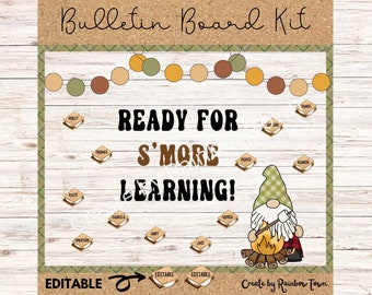 New Year, Skating Gnomes Bulletin Board Kit - Etsy