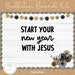 New Year Bulletin Board Kit Christian Classroom Decor Printable - Etsy