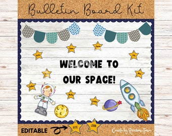 Welcome to Our Space Bulletin Board - Etsy