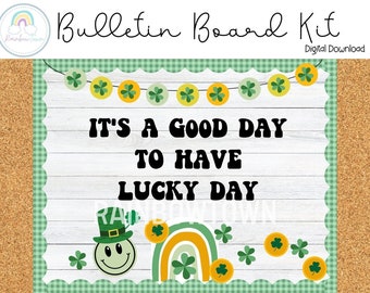 St.patrick's Day Bulletin Board Kit March Board Classroom - Etsy