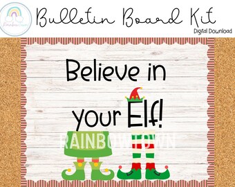 Elf Bulletin Board - Etsy