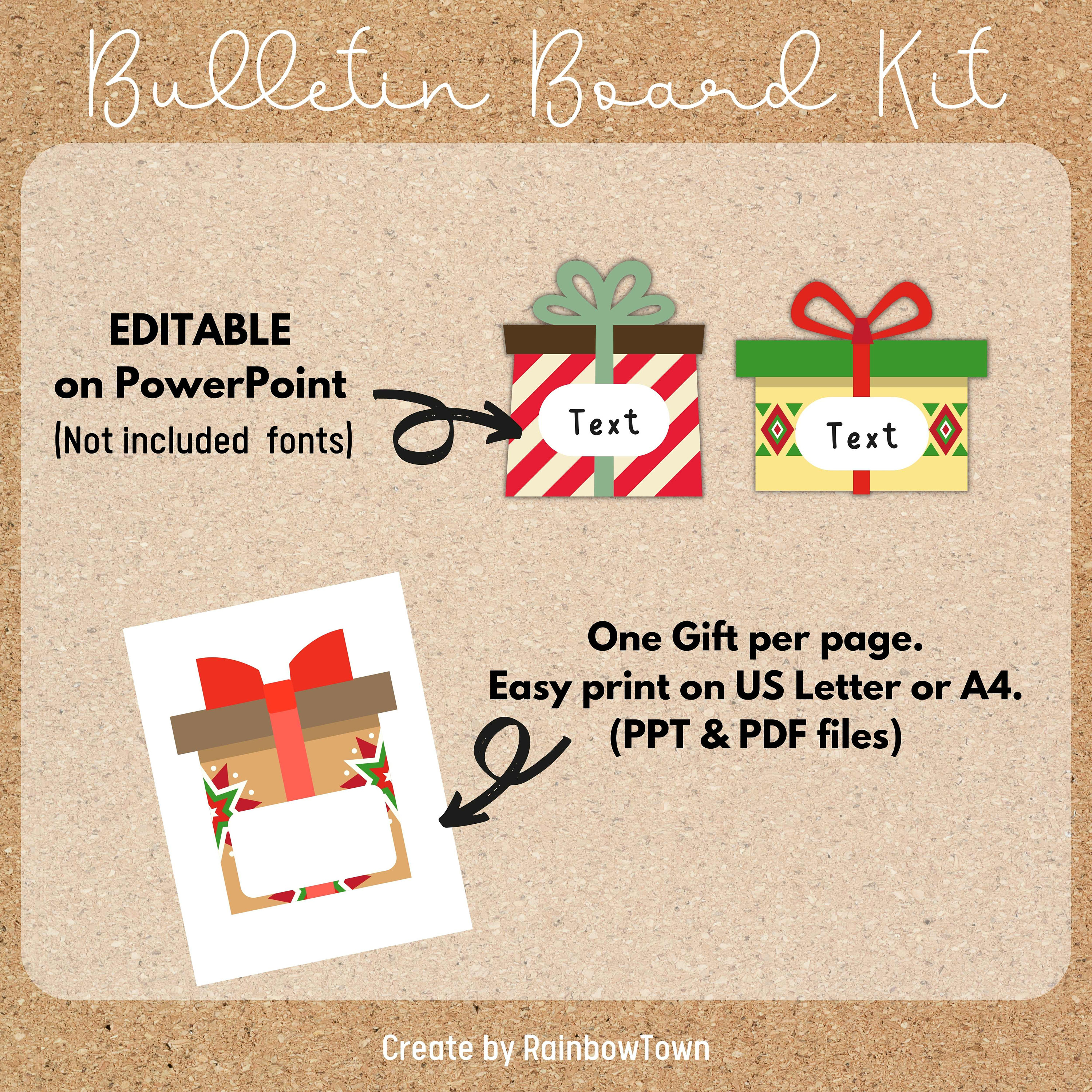 Christmas Bulletin Board Kit | Christian Classroom Decorations ...