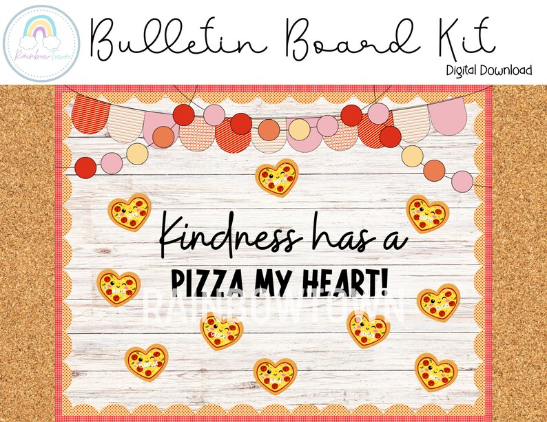 Valentine's Day Bulletin Board Kit February Classroom Door Decor ...