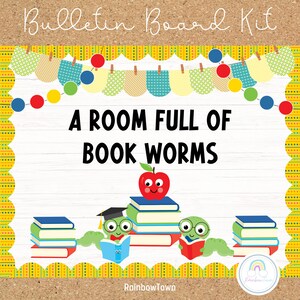 Library Bulletin Board Reading Bulletin Board Spring Bulletin Board ...