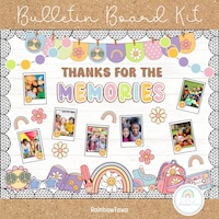 Groovy Vintage 'stay Groovy Friends' Bulletin Board Kit - Etsy