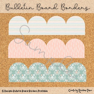 Modern BOHO Bulletin Board Borders Kit Classroom Decorations Printable ...