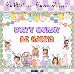 Easter Bulletin Board Spring Bulletin Board Groovy Classroom Decor ...