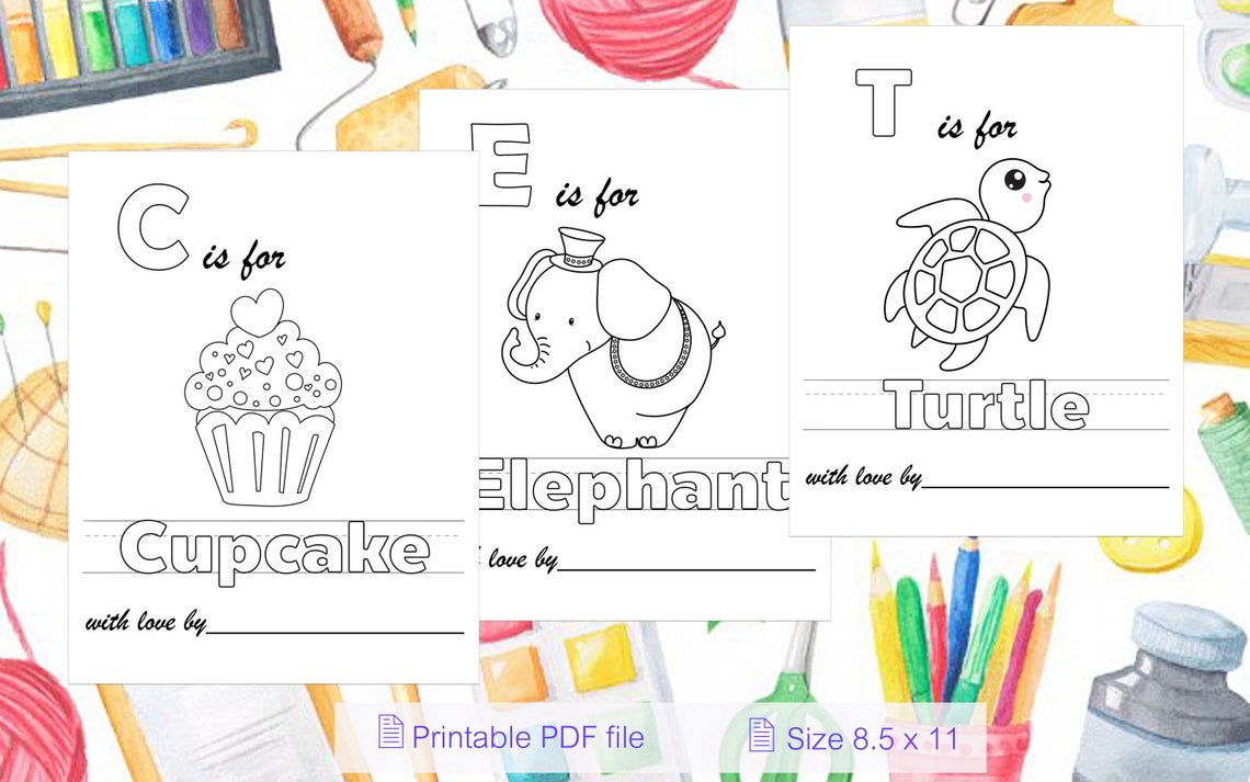 Baby First Alphabet Book Baby's First Book Baby First ABC - Etsy