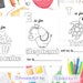 Baby ABC Coloring Book: Elephant Theme (PDF Download) - Etsy