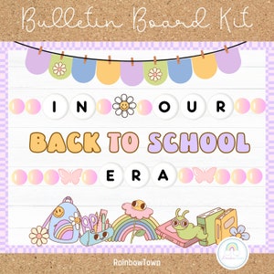 Back to School Bulletin Board Groovy Classroom Decorations Printable - Etsy