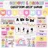 90s Groovy Retro Classroom Decor Bundle Printable - Etsy
