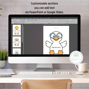 Back to School Bulletin Board Duck & Goose Classroom Decor Editable - Etsy