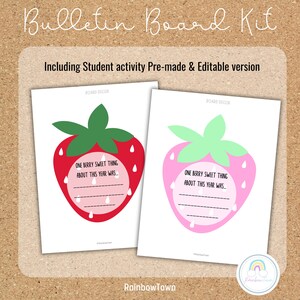 Berry Best Year End of the Year Bulletin Board Summer Bulletin Board ...