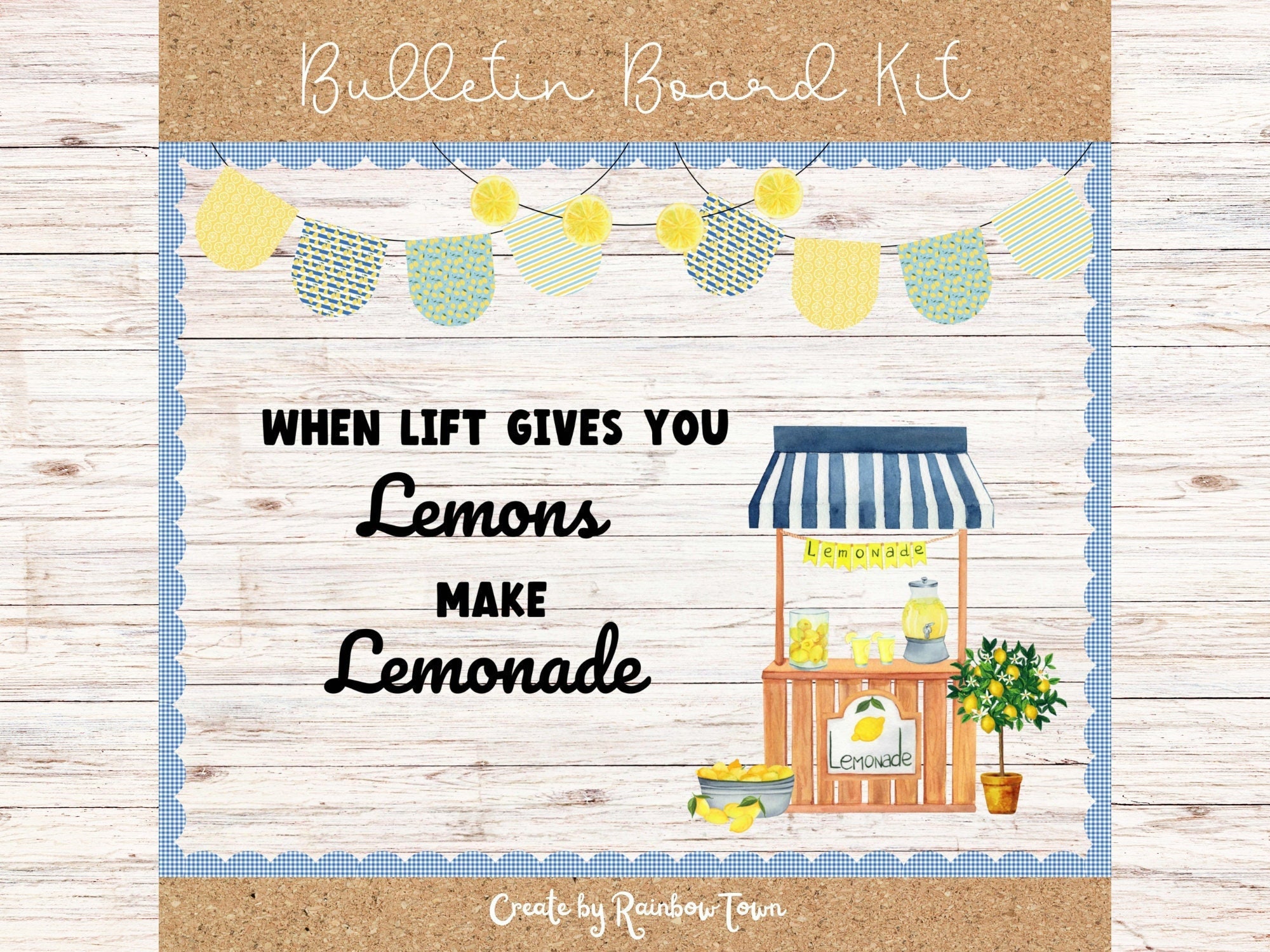 Ready for a Fresh Start Lemonade Bulletin Board Summer - Etsy