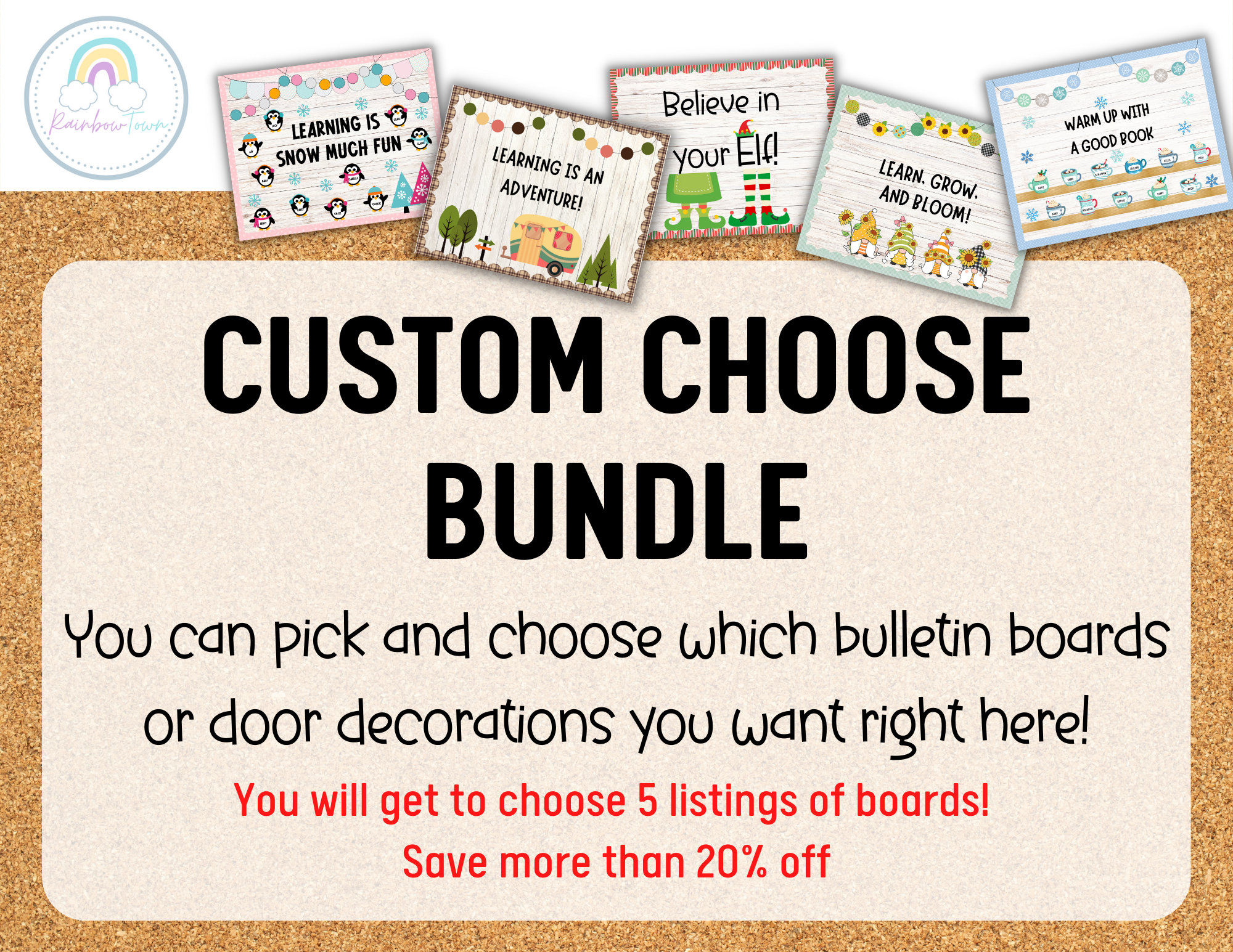 Custom Choose BUNDLE Bulletin Board Kit - Etsy