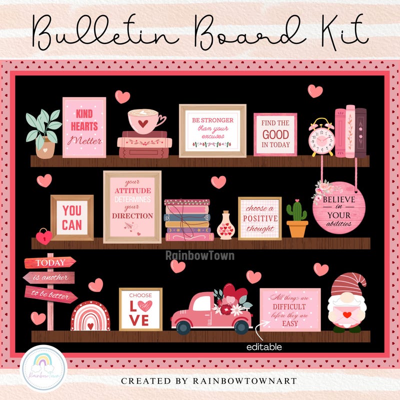 Valentine Door Decor - Etsy