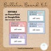 Groovy Welcome Back to School Bulletin Board Kit Printable & Editable ...