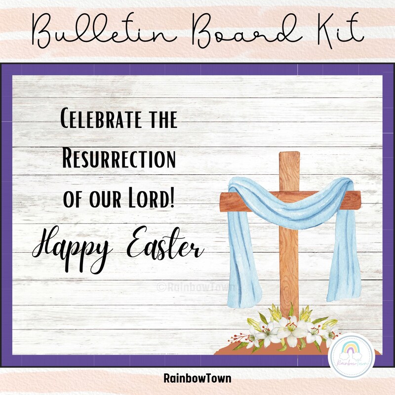 Holy Week Bulletin Board - Etsy