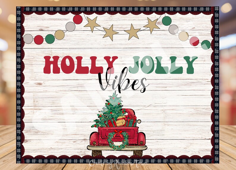 Christmas Truck Bulletin Board Classroom Decor Printable - Etsy