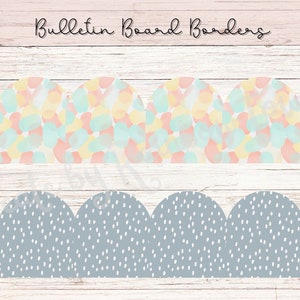 Modern BOHO Bulletin Board Borders Kit Classroom Decor Printable - Etsy ...