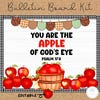 Fall Bulletin Board Kit Apple Theme Christian Classroom Decor - Etsy
