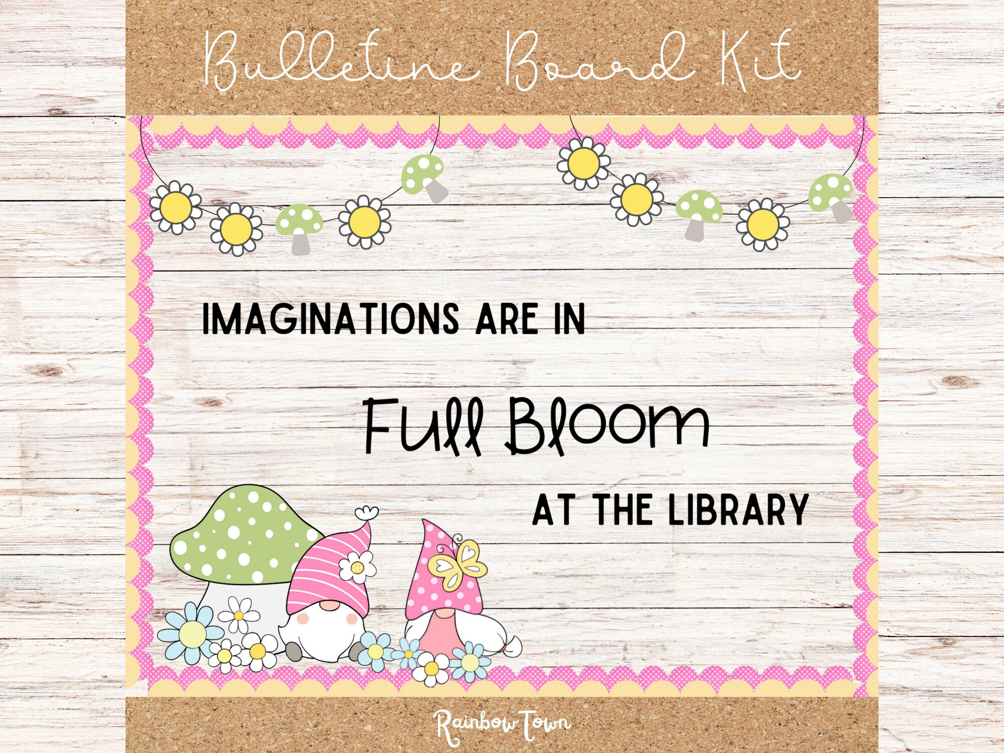 Reading Helps Your Mind Bloom Spring Bulletin Board Kit - Etsy