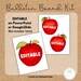 Fall Bulletin Board Kit Apple Theme Christian Classroom Decor - Etsy