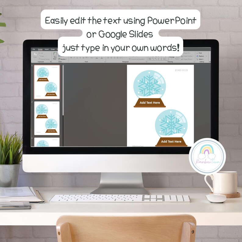 Winter Bulletin Board Kit Snow Globe Classroom Decor Printable ...