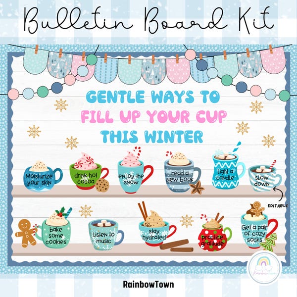 Hot Cocoa Bulletin Board - Etsy