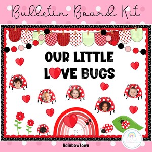 Valentine's Day Bulletin Board Kit Kindness Bug Classroom Decor ...