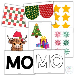Highland Cow Christmas Bulletin Board Kit | Winter Holiday Classroom ...