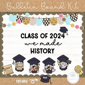 Graduation Bulletin Board Kit End of Year Classroom Decorations ...