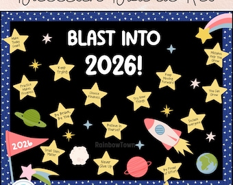 New Year Bulletin Board Kit Year to Shine Star Classroom Decorations ...