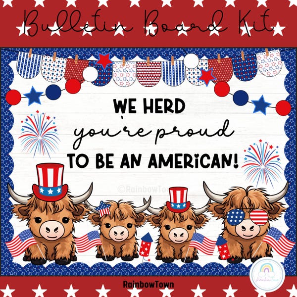 Memorial Day Bulletin Board - Etsy
