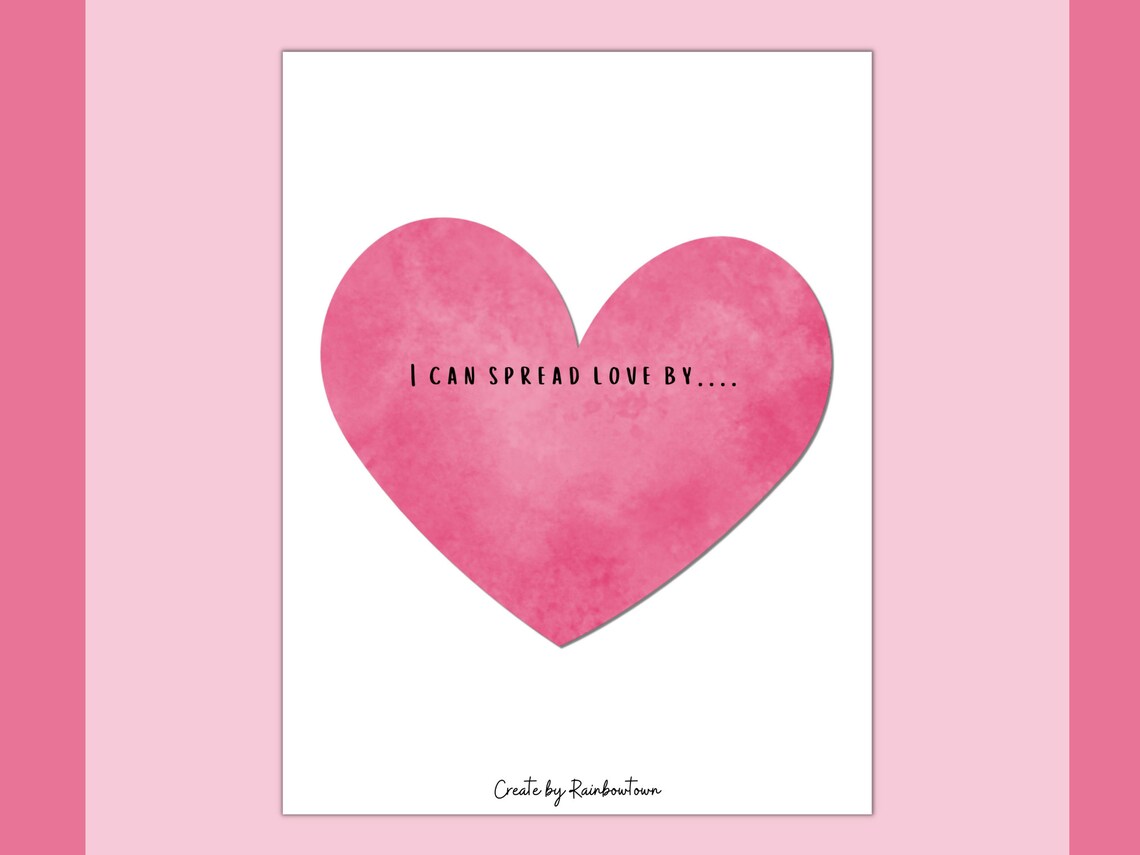 Spread the LOVE Bulletin Board Set Valentines Day February - Etsy