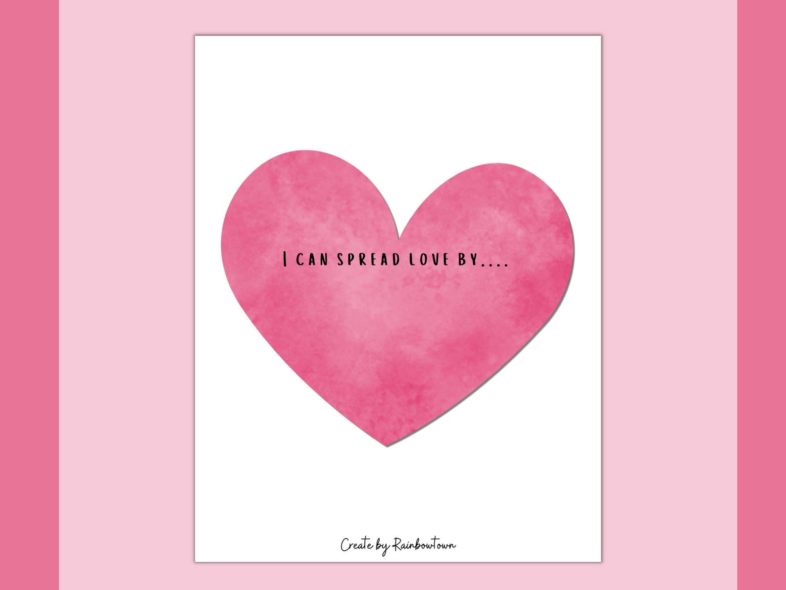 Spread the LOVE Bulletin Board Set Valentines Day February - Etsy