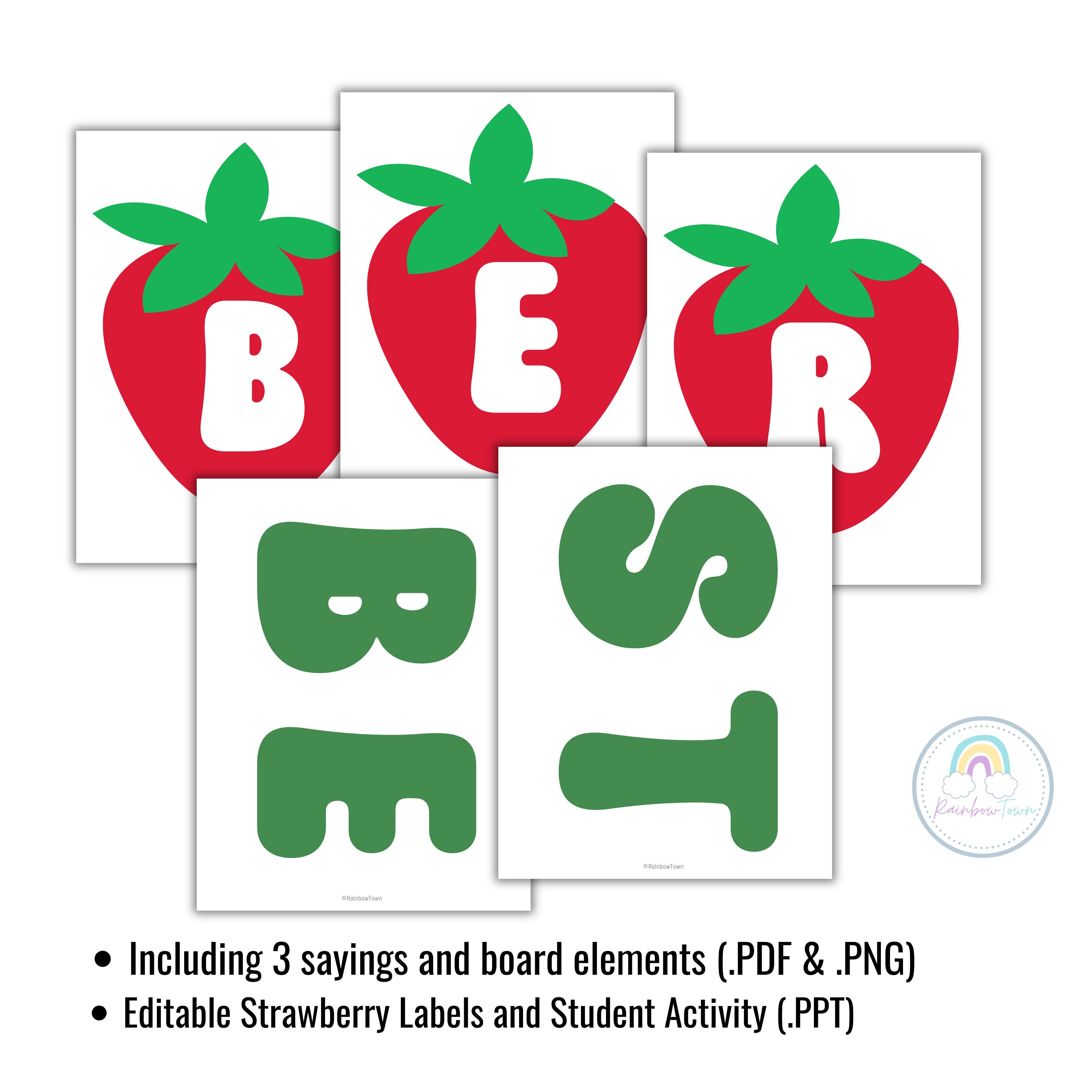 Berry Top Year Bulletin Board Kit End of Year Classroom Decor Printable ...