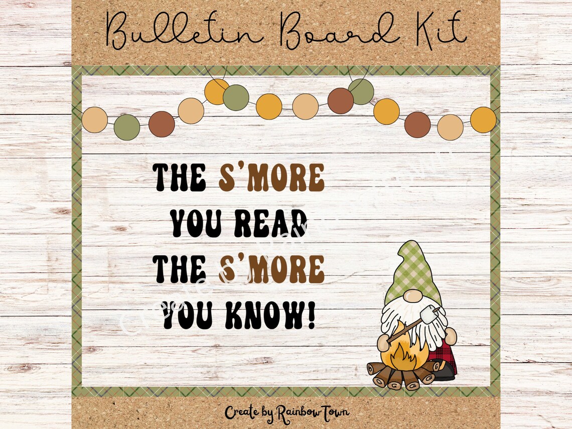 Ready for S'more Learning Bulletin Board Kit Pritable - Etsy