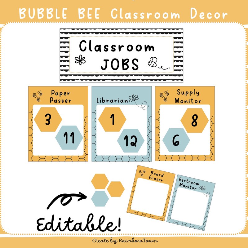 Bee Classroom - Etsy