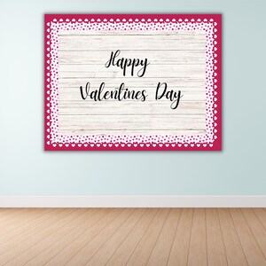Valentines Day Bulletin Board Border Printable Bulletine Board Kit ...