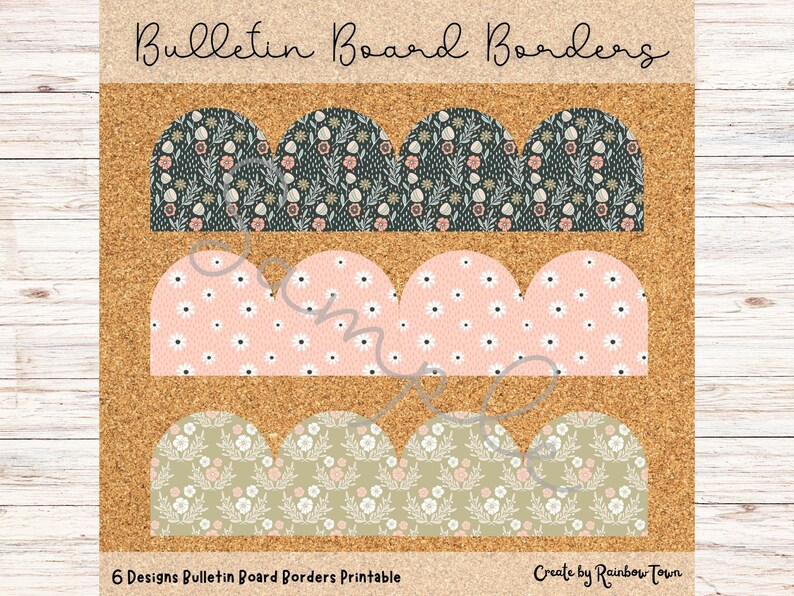 Modern BOHO Bulletin Board Borders Kit Classroom Decorations - Etsy