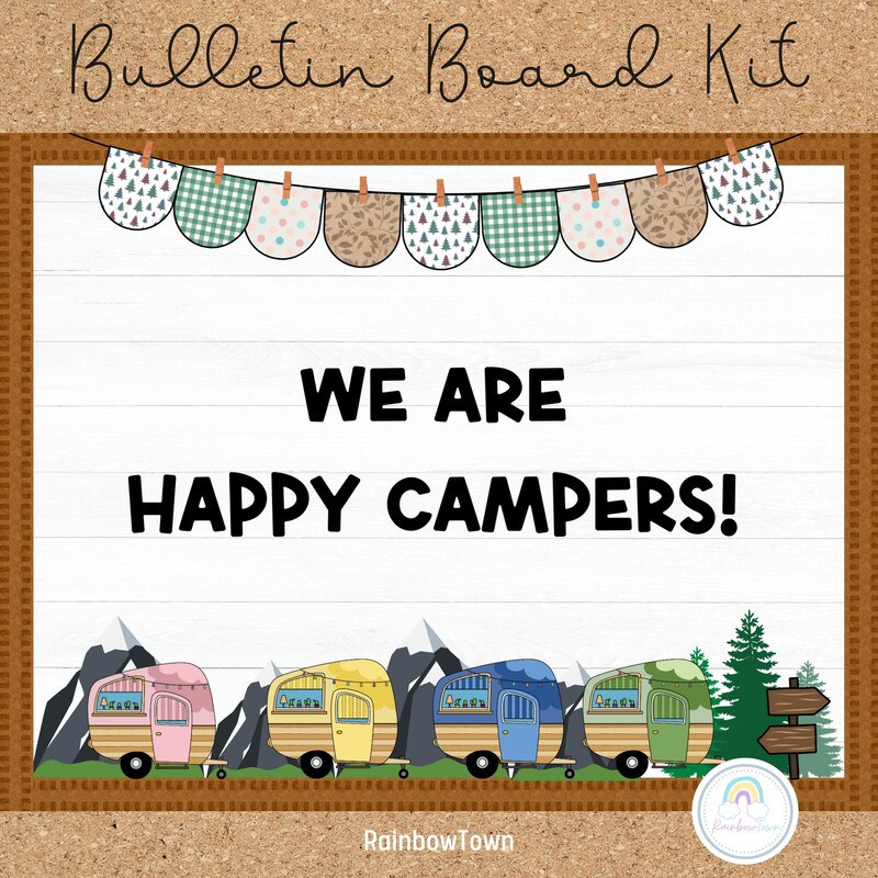 Camping Bulletin Board - Etsy