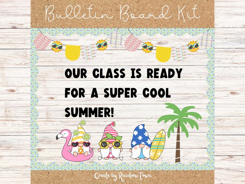 Stay Cool With Kindness Bulletin Board Classroom Decor June - Etsy