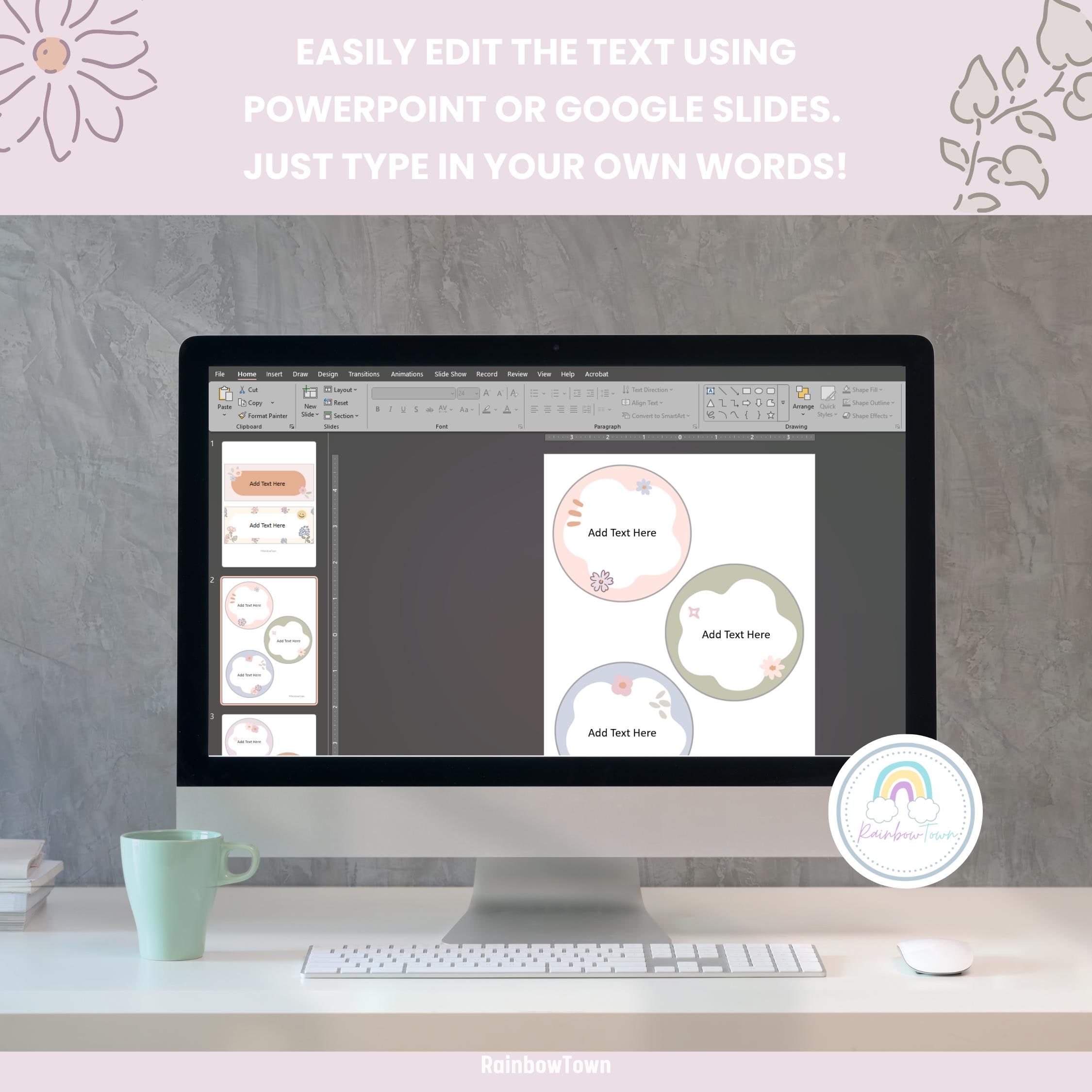 Groovy Wildflower Classroom Decor Bundle Calm Pastel Floral Boho Theme ...