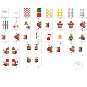 Highland Cow Christmas Bulletin Board Kit | Winter Holiday Classroom ...